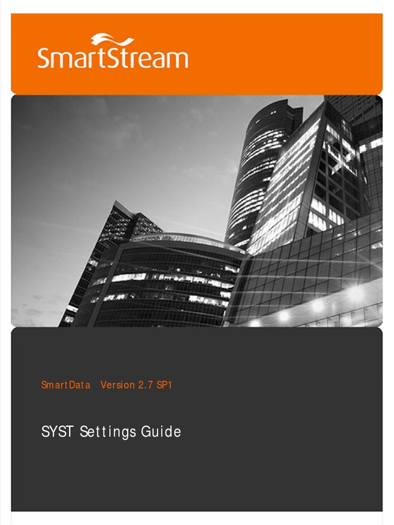 Smart Data 27 SP1 SYST | PDF