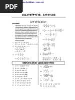Quantitative Aptitude Shortcuts and Tricks For Competitive Exams | PDF | Fraction (Mathematics ...