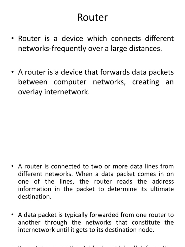 Networking Devices and OSI Model | PDF | Router (Computing) | Computer ...
