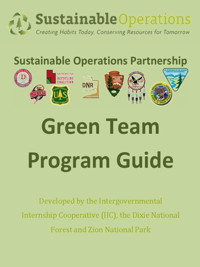 Green Team Program Guide PDF January 2015 PDF | PDF | Reuse | Recycling