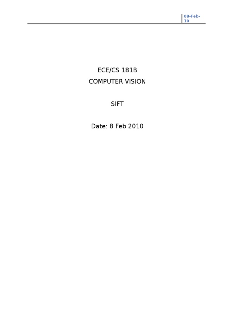 Ece181b Proj02 Report Pdf Computer Vision Mathematical Concepts