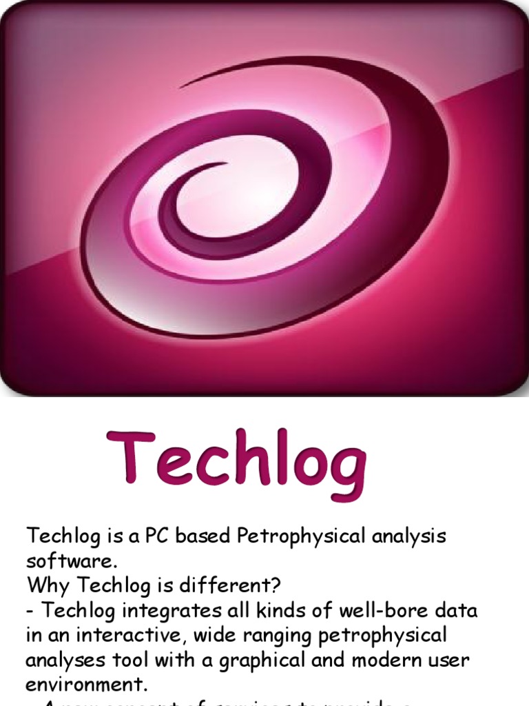 Techlog: Interactive Petrophysical Software | PDF | Art | Computers