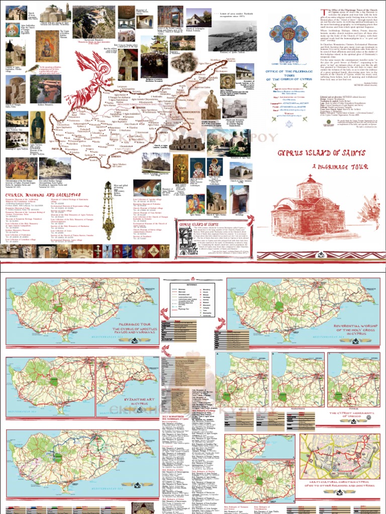 Cyprus Map - Historic Places | PDF | Cyprus | Spirituality