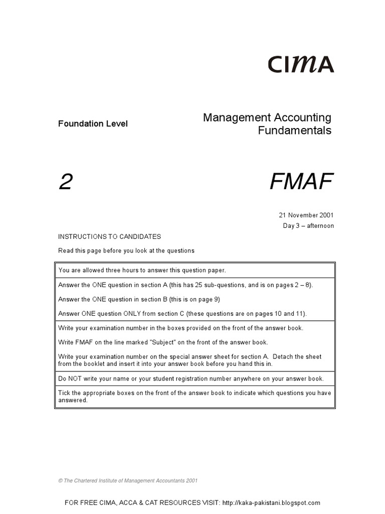 Cima C1 | PDF | Debits And Credits | Labour Economics