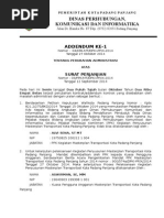 Contoh Adendum Kontrak Karena Pergantian PPK | PDF