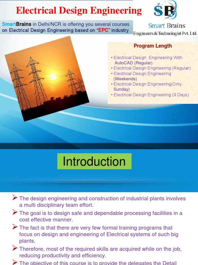 Electrical Design Engineering | PDF