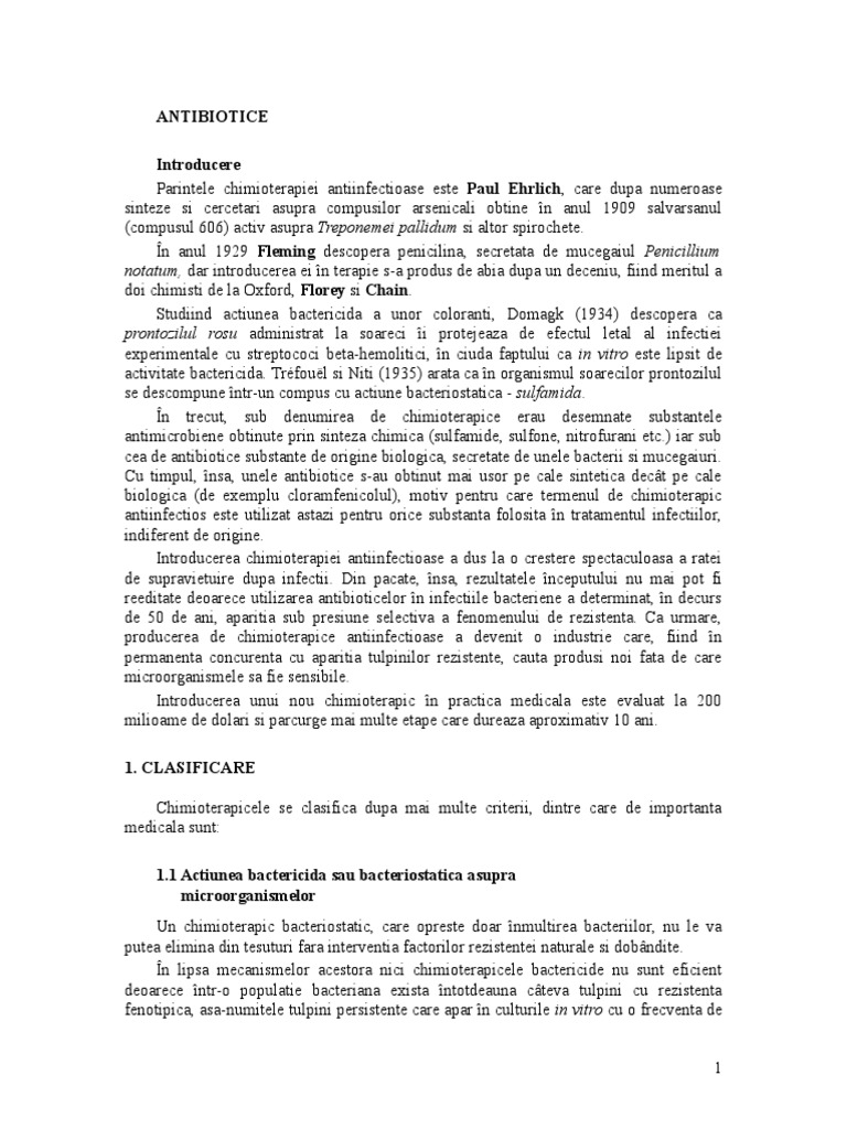 Antibiotice | PDF