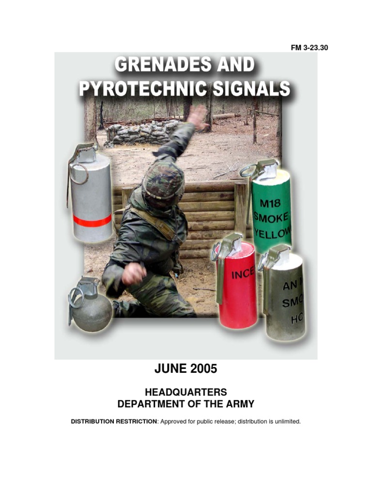 Army - FM3 23X30C1 - Grenades and Pyrotechnics Signal | Download Free ...