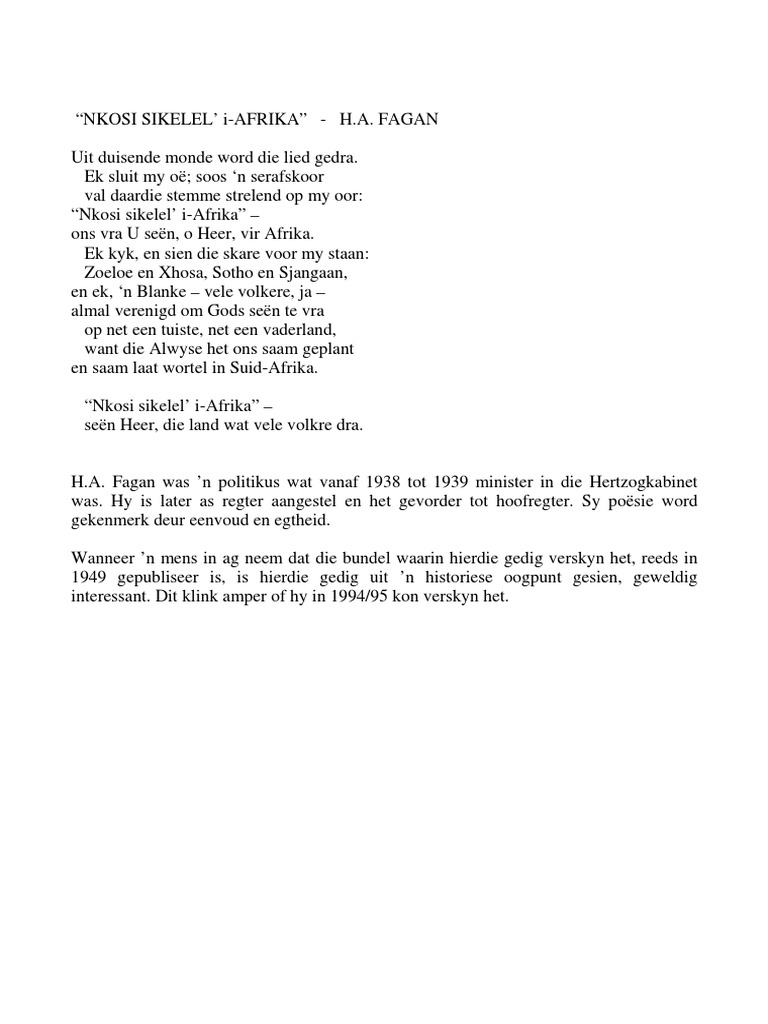 South African Poetry | PDF