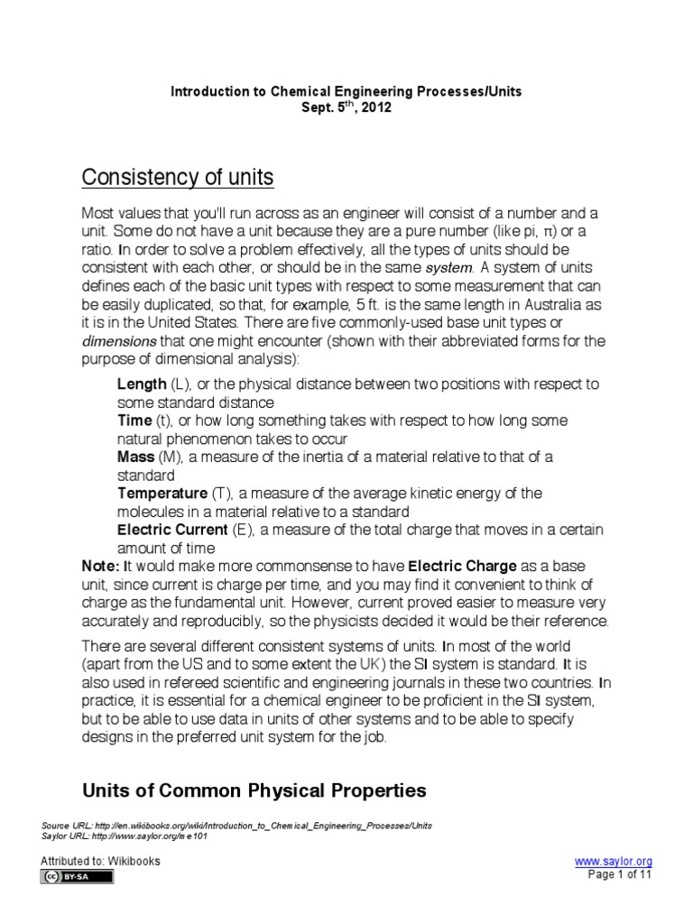 1.3 Introduction To Chemical Engineering Processes PDF | PDF | Parts ...