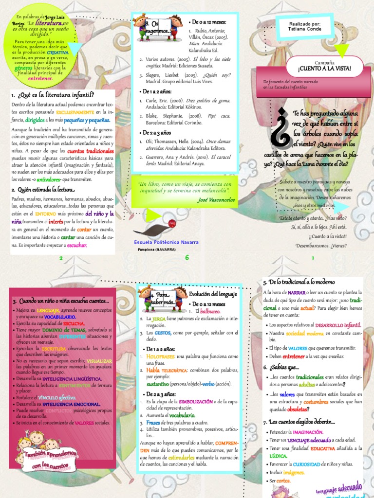El Cuento en La Escuela Infantil | PDF | Cuentos | Literatura infantil