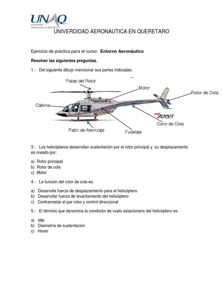 Guia FelipeLópez | PDF | Helicóptero | Rotor del helicóptero