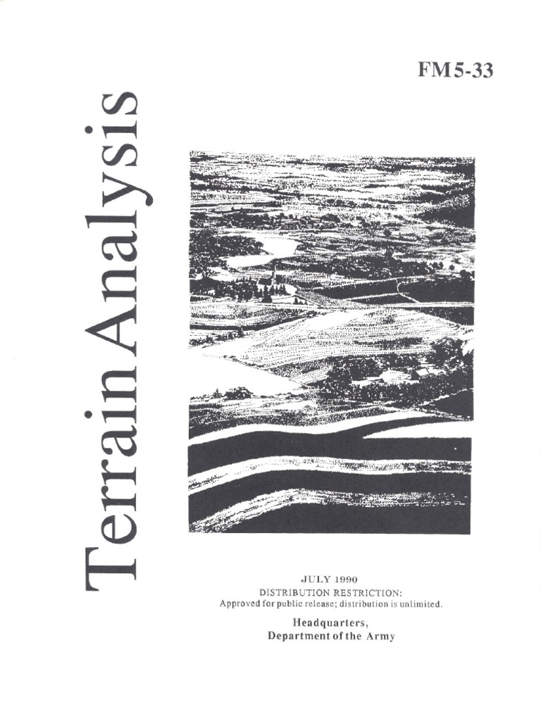 Army - fm5 33 - Terrain Analysis | PDF | Groundwater | Soil