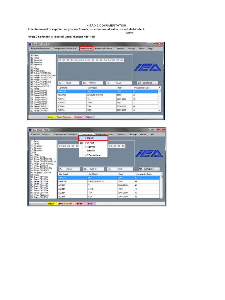 Hitag 2 | PDF | Key (Cryptography) | Areas Of Computer Science
