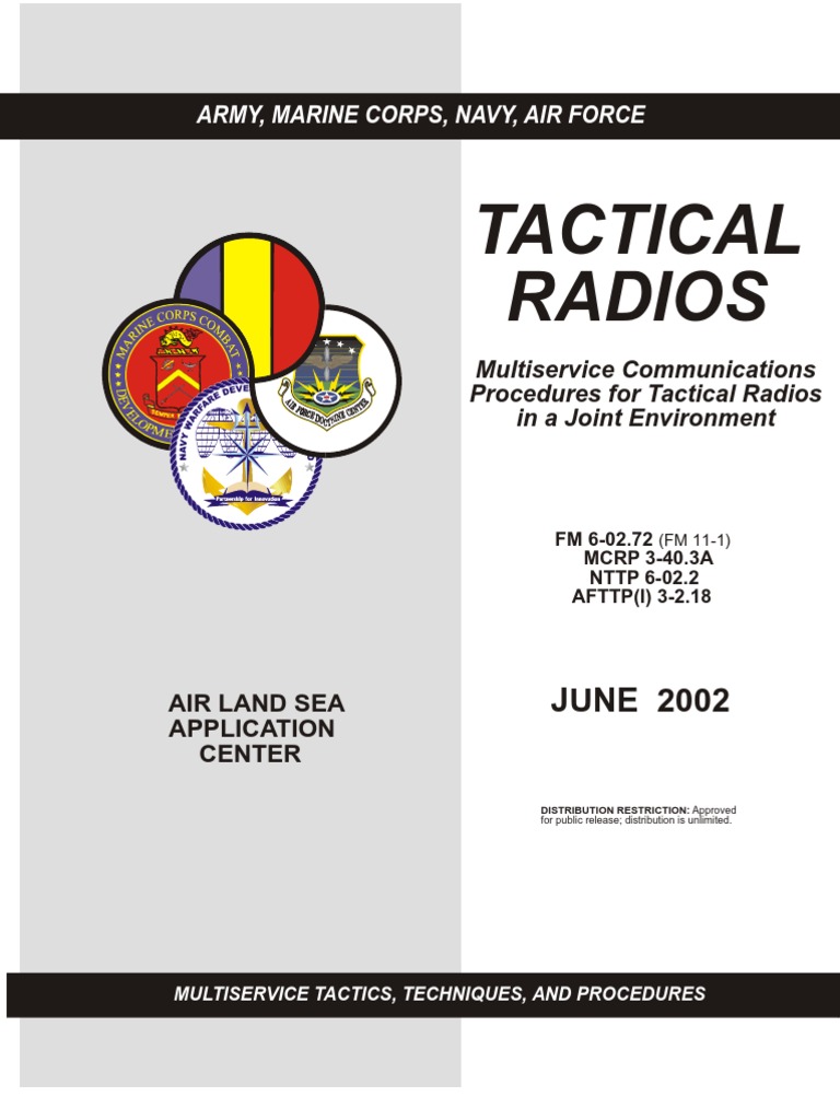 Multiservice Tactical Radio Procedures | PDF | Electronic Warfare | Radio