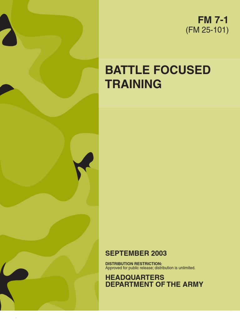 Army - fm7 1 - Battle Focused Training | PDF | Battalion | Brigade