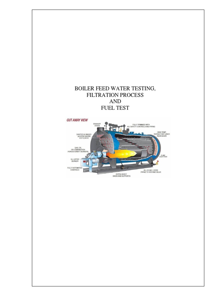 Boiler Feed Water Quality Testing Guide | PDF