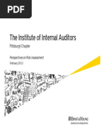 Developing A Risk Based Internal Audit Plan | PDF | Internal Audit | Audit