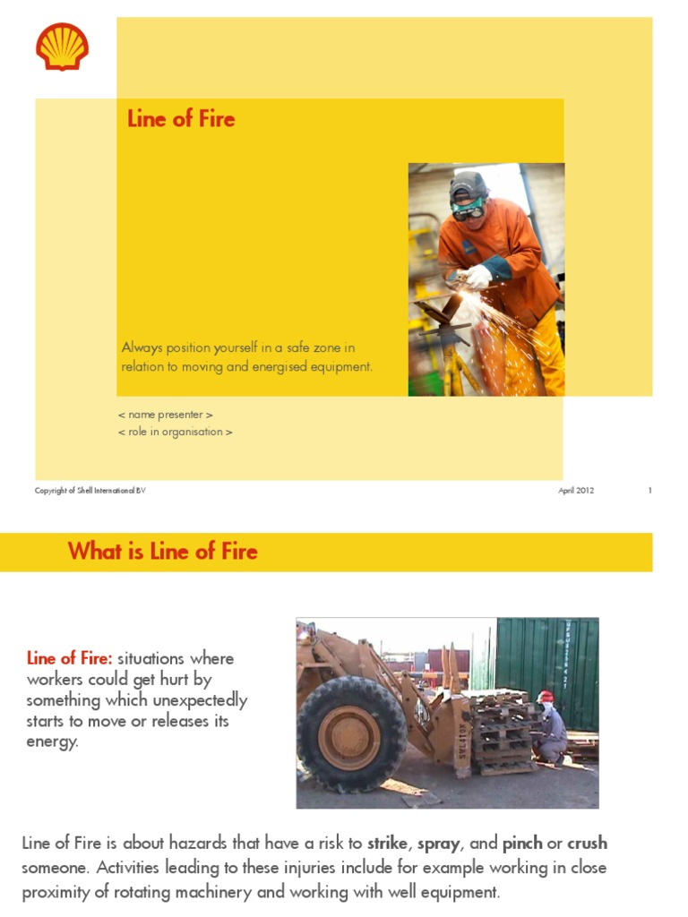 Line of Fire Identify Hazards and Assess Risks | Potential Energy ...