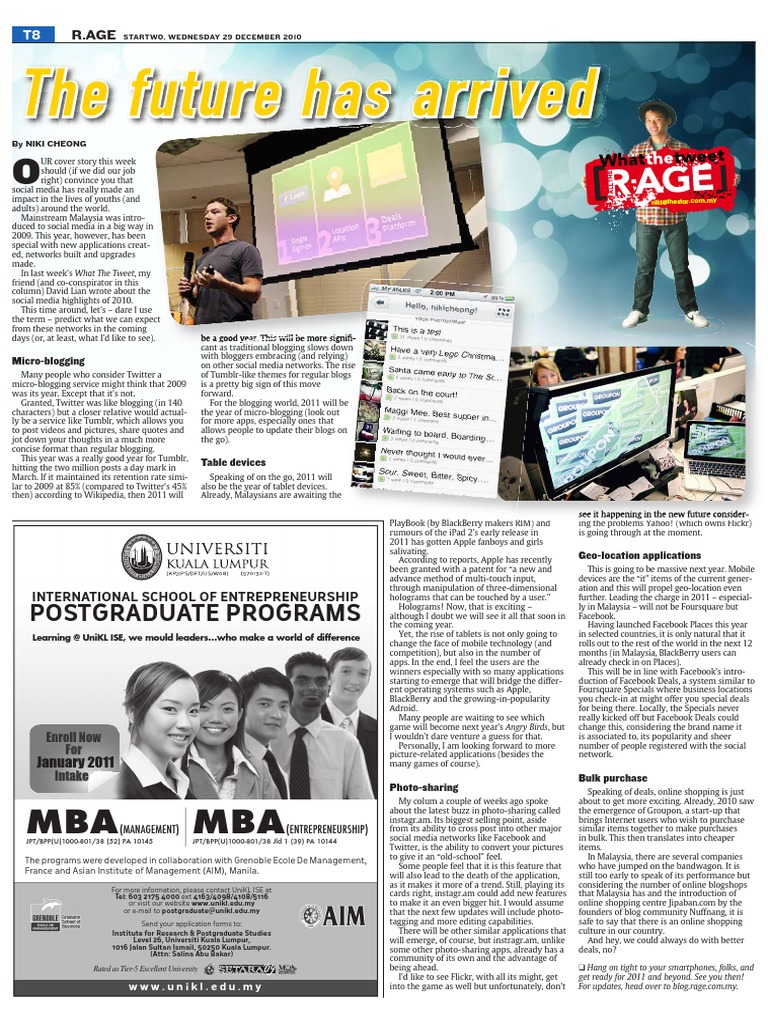 What The Tweet - The Future Has Arrived | PDF | Twitter | Microblogging