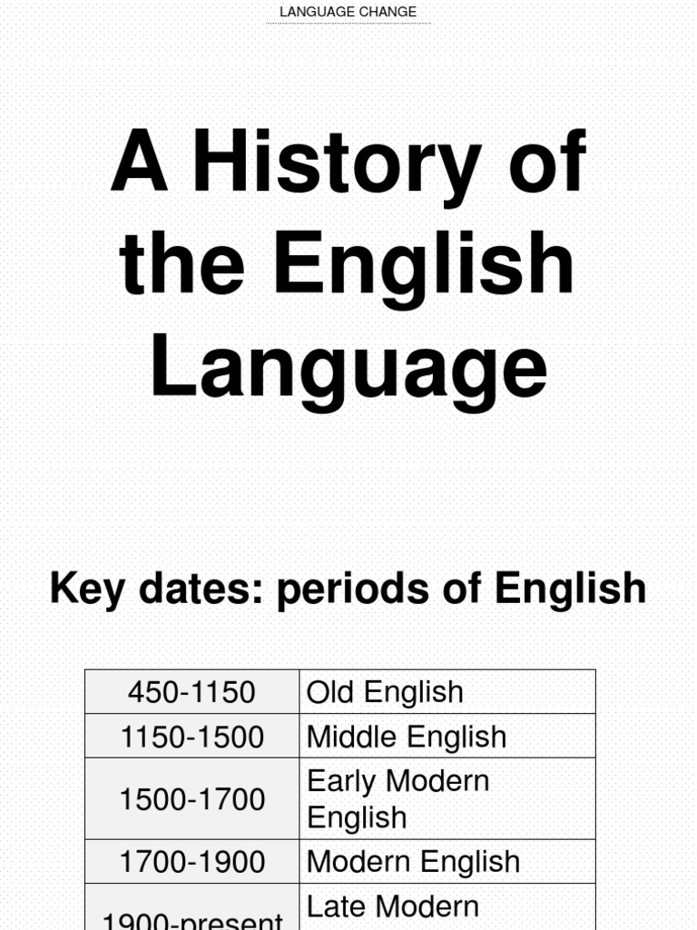 Evolution of the English Language | PDF | Anglo Saxons | English Language