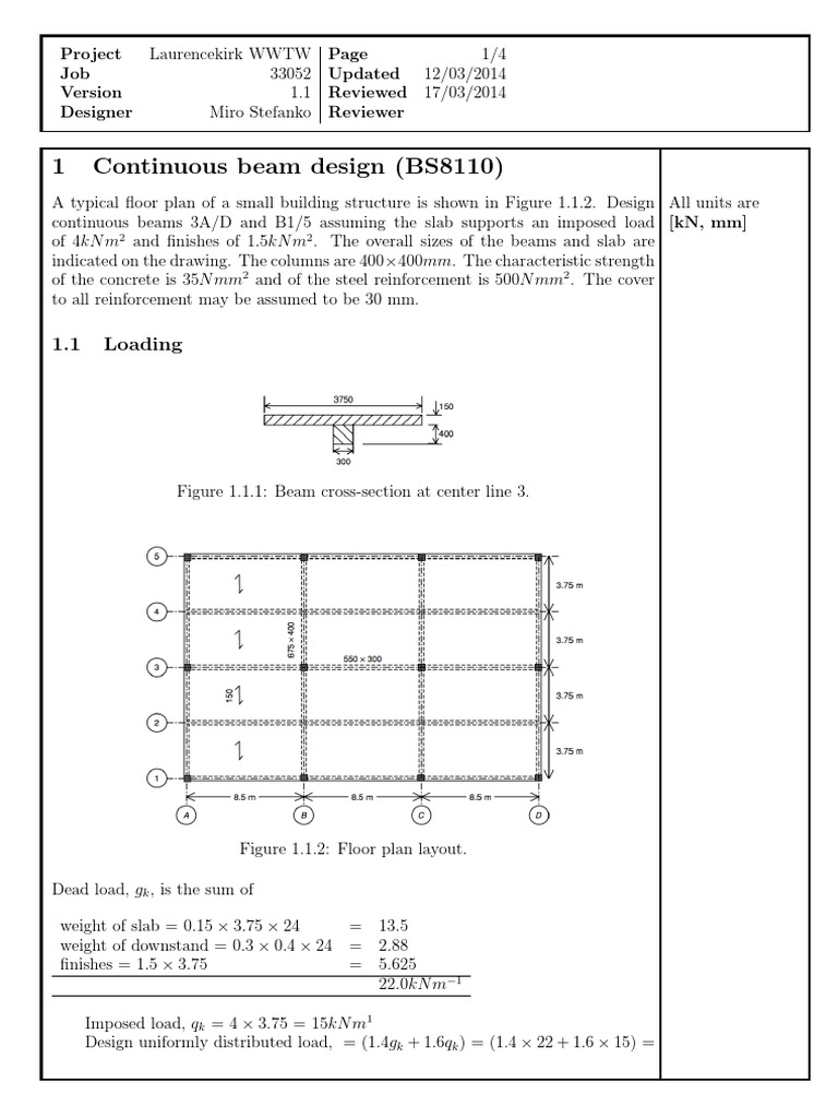 Multispan Design | Download Free PDF | Bending | Beam (Structure)
