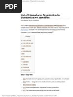 List of ISO Standards PDF | PDF | International Organization For Standardization | Information ...