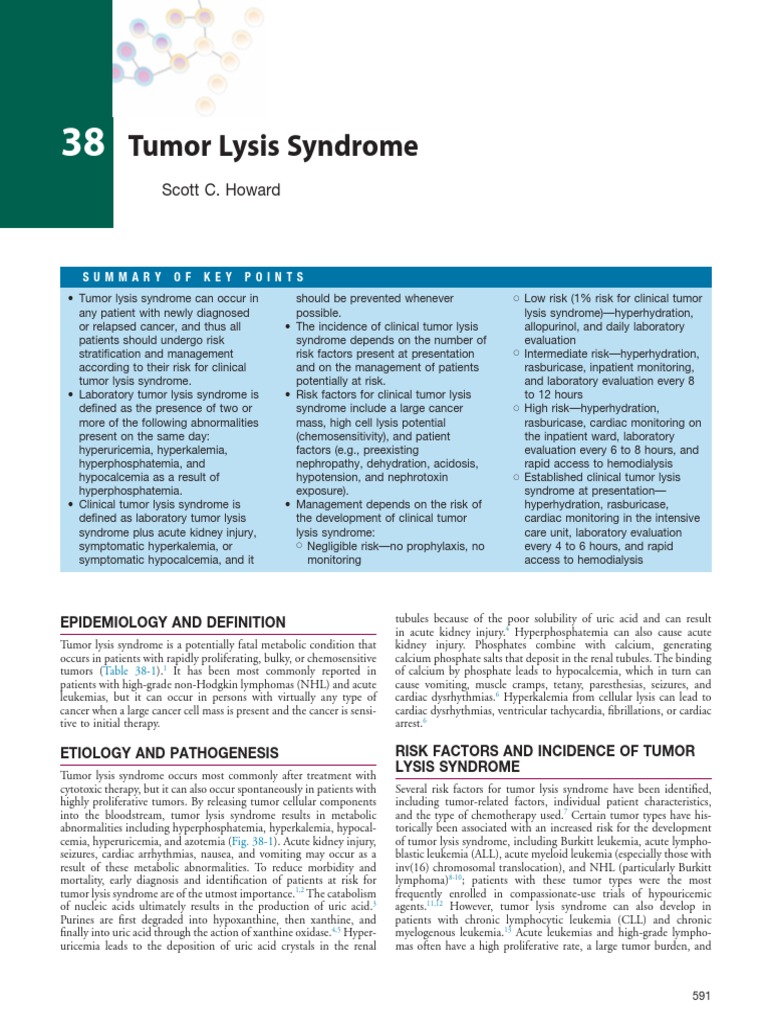 Tumor Lysis Syndrome | Diseases And Disorders | Medicine
