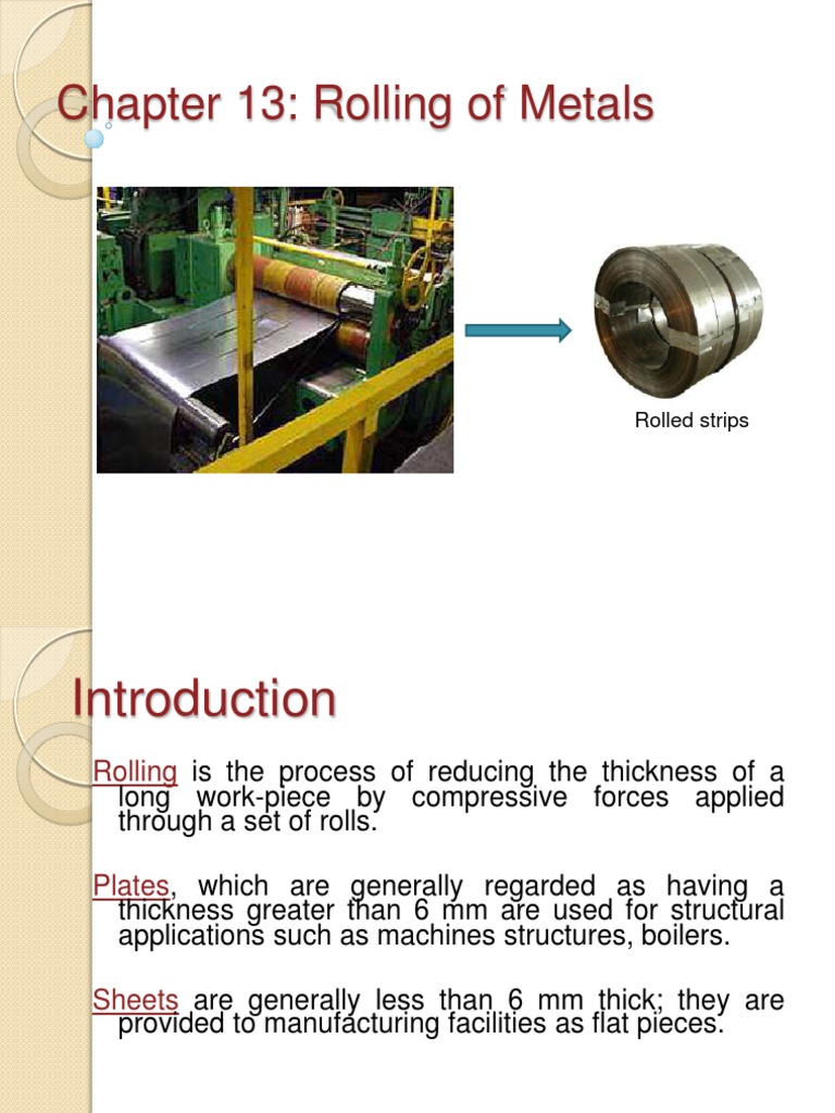 Metal Rolling Techniques Explained | PDF | Rolling (Metalworking ...