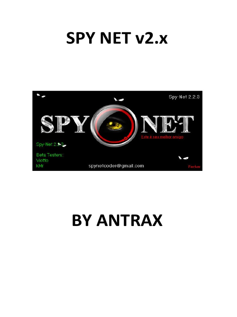 Spy Net v2.x by Antrax | PDF | Internet | Archivo de computadora