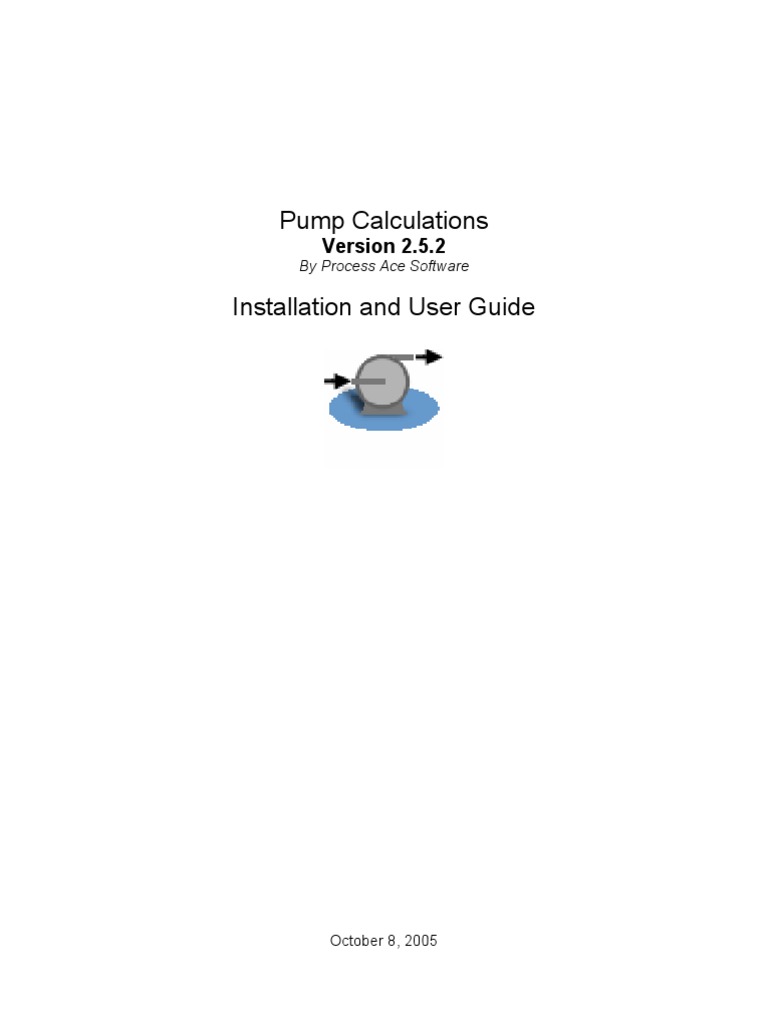 Pump Calculations | Download Free PDF | License | Software