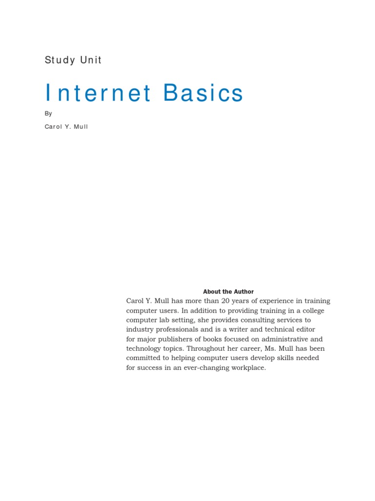Internet Basics | PDF