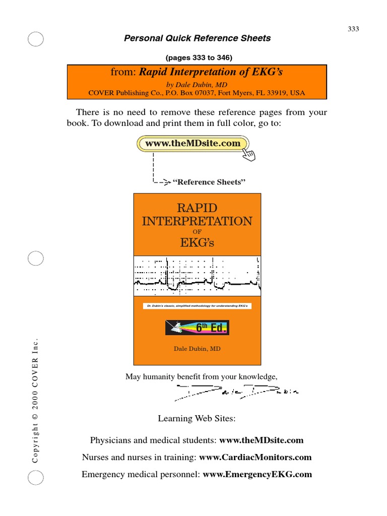 Rapid Interpretation of EKG's 6th Ed | PDF | Artificial Cardiac ...