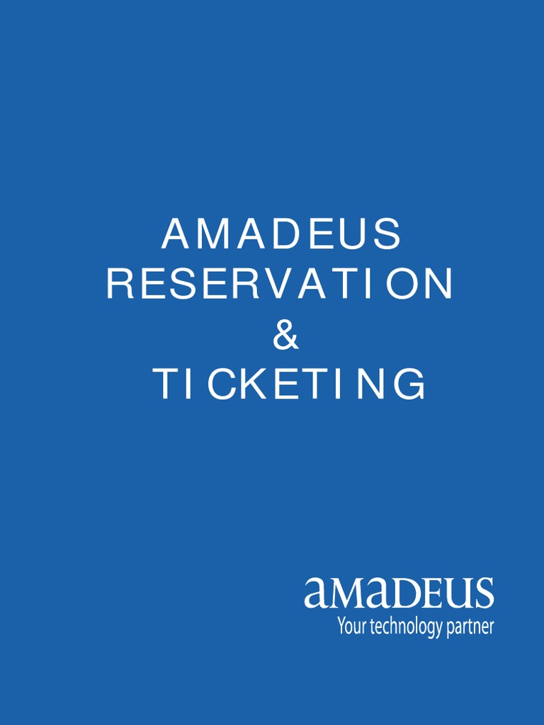 Amadeus Training Manual 190 | PDF | Pricing | Computing