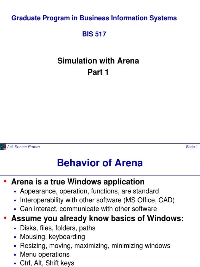 Arena | PDF | Spreadsheet | Simulation