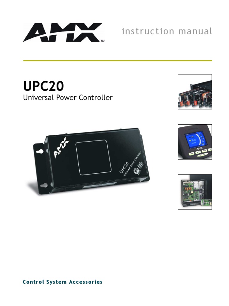 UPC20 | PDF | Relay | Switch