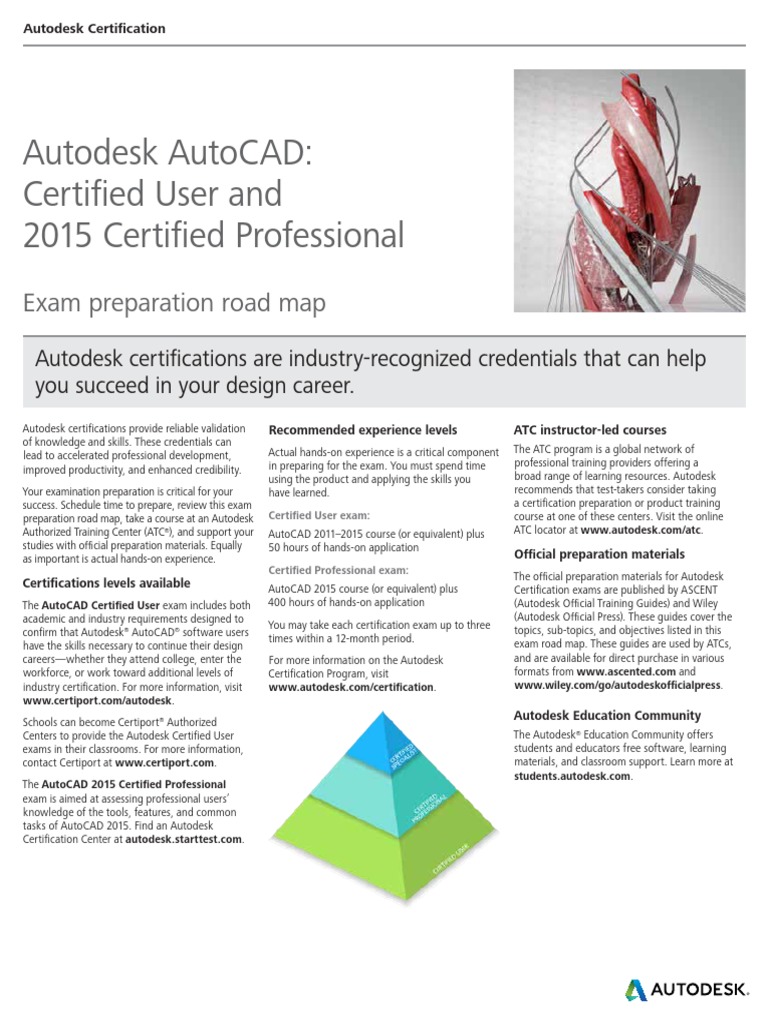 Autodesk AutoCAD 2015 Certification Roadmap | Download Free PDF ...