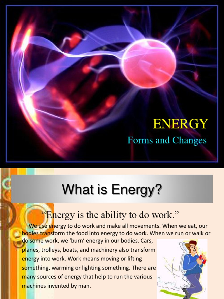 Energy-Forms and Changes | Download Free PDF | Light | Kinetic Energy
