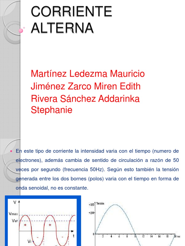 Corriente Alterna | Corriente eléctrica | Inductor