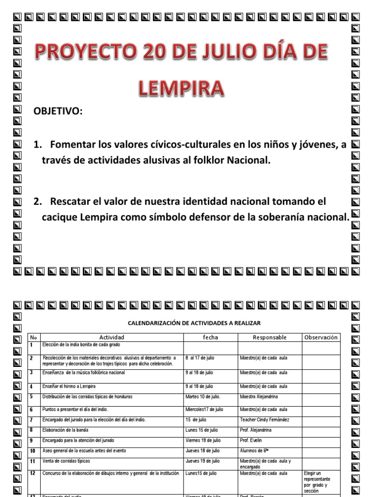 Proyecto Del Dia Del Indio | PDF