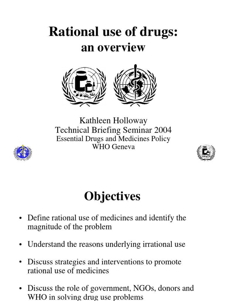 Promoting Rational Drug Use Strategies | PDF | Pharmaceutical Drug ...