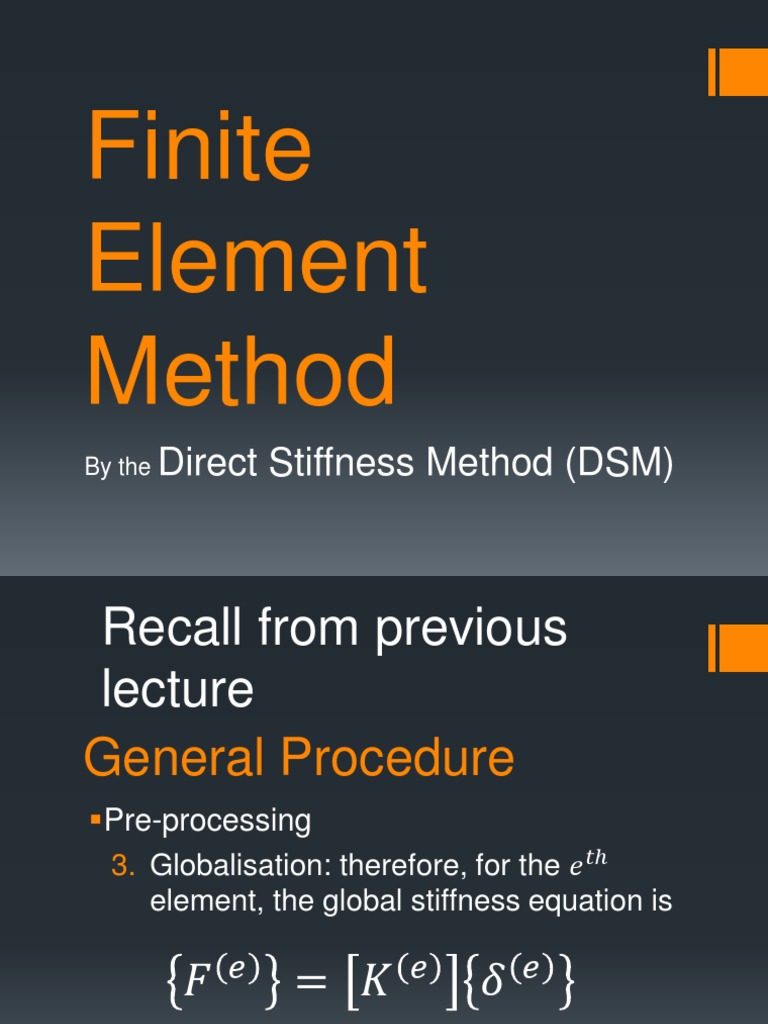 Finite Element Method-3 | Download Free PDF | Stiffness | Matrix ...