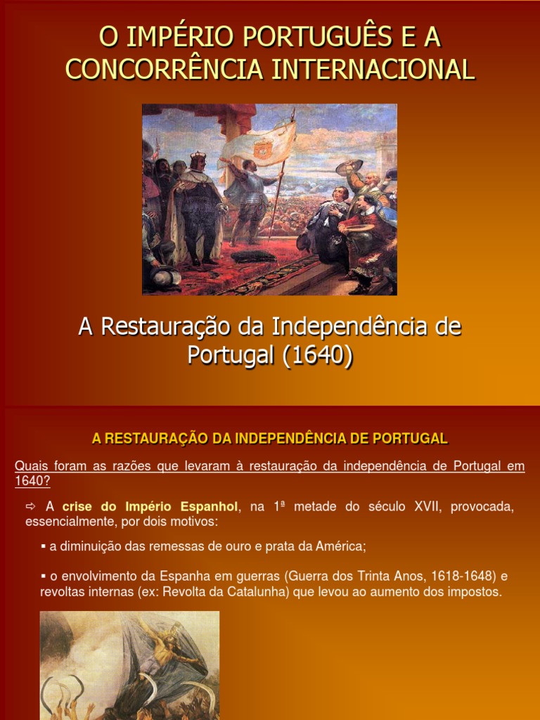 A Restauração Da Independencia 1640 | PDF | Portugal | Tumultos