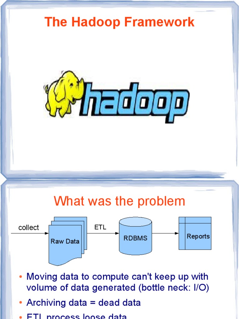 Hadoop Framework | PDF | Apache Hadoop | Map Reduce