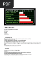 Marvel Characters Power Grid Overview | PDF