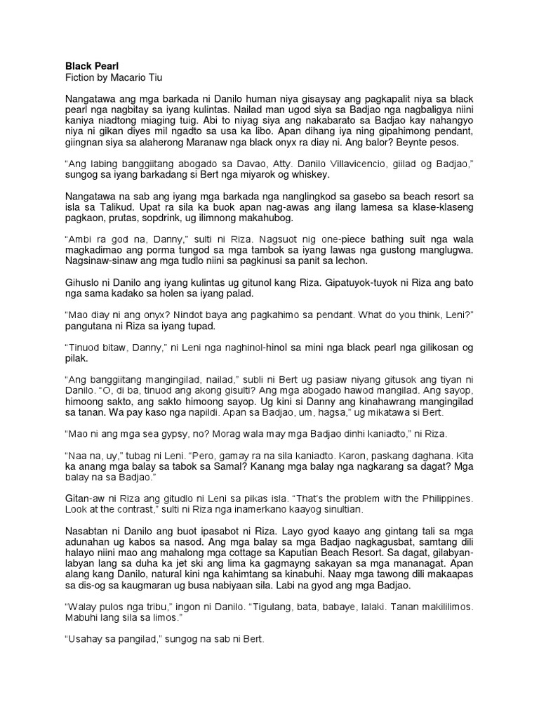Black Pearl | PDF