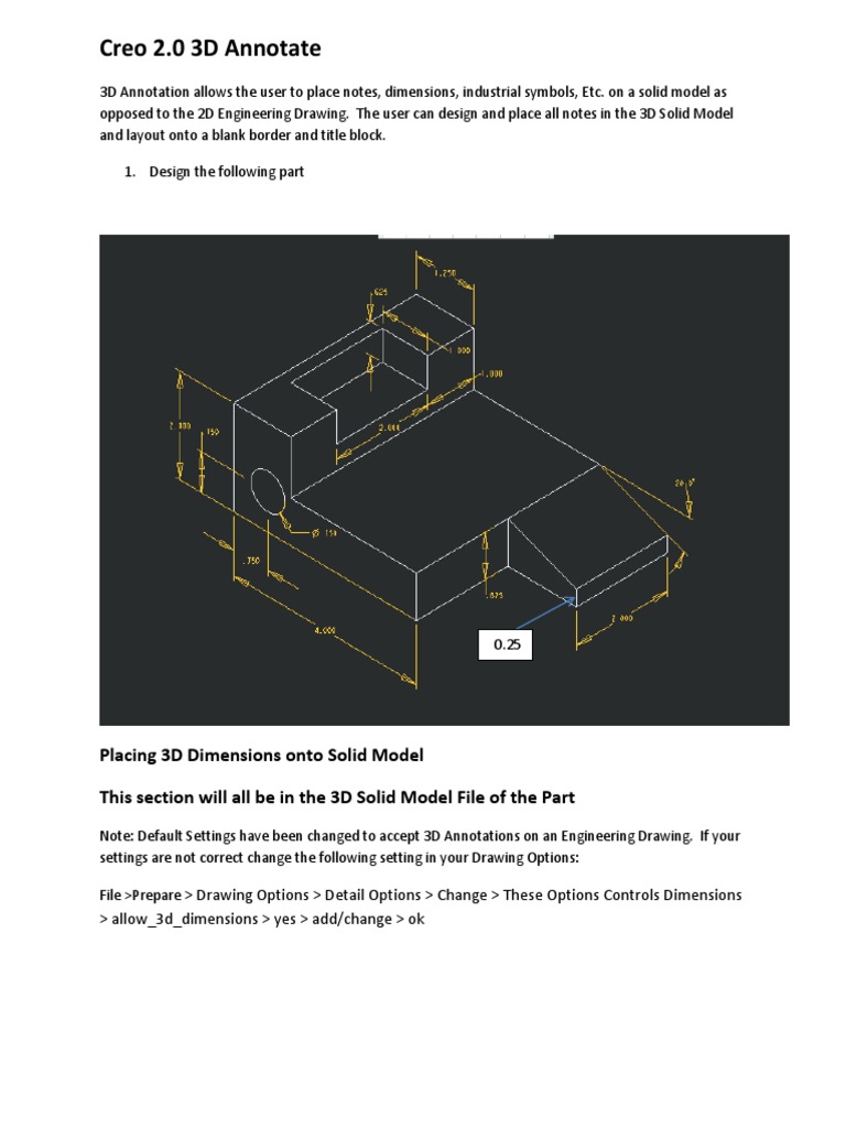 Creo 3d Annotate | PDF | Icon (Computing) | Human–Computer Interaction