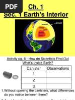 Scale Model of Earth's Layers | PDF | Tectonics | Geophysics