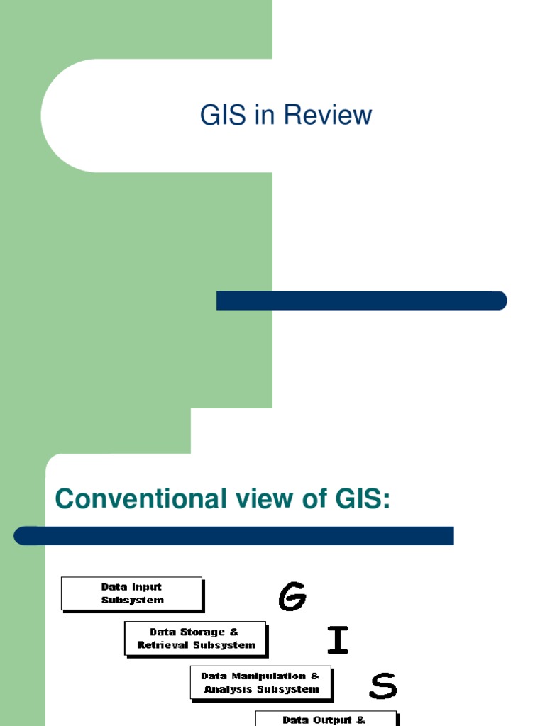 Nota Gis Pengenalan Gis Pdf Remote Sensing Geographic Information