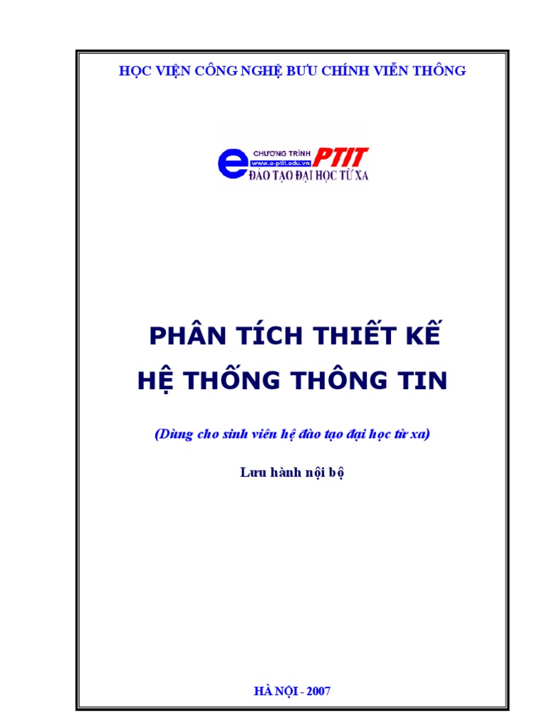 Phan Tich Thiet Ke He Thong Thong Tin | PDF